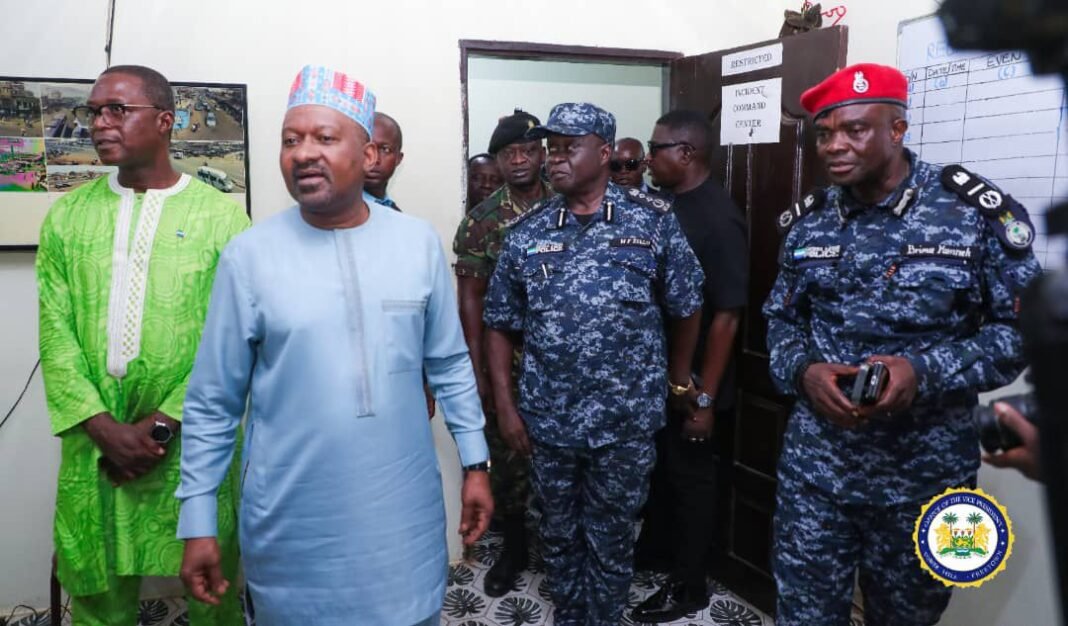 Vice President Jalloh Commissions Ultra-Modern Ross Road Police Station ...
